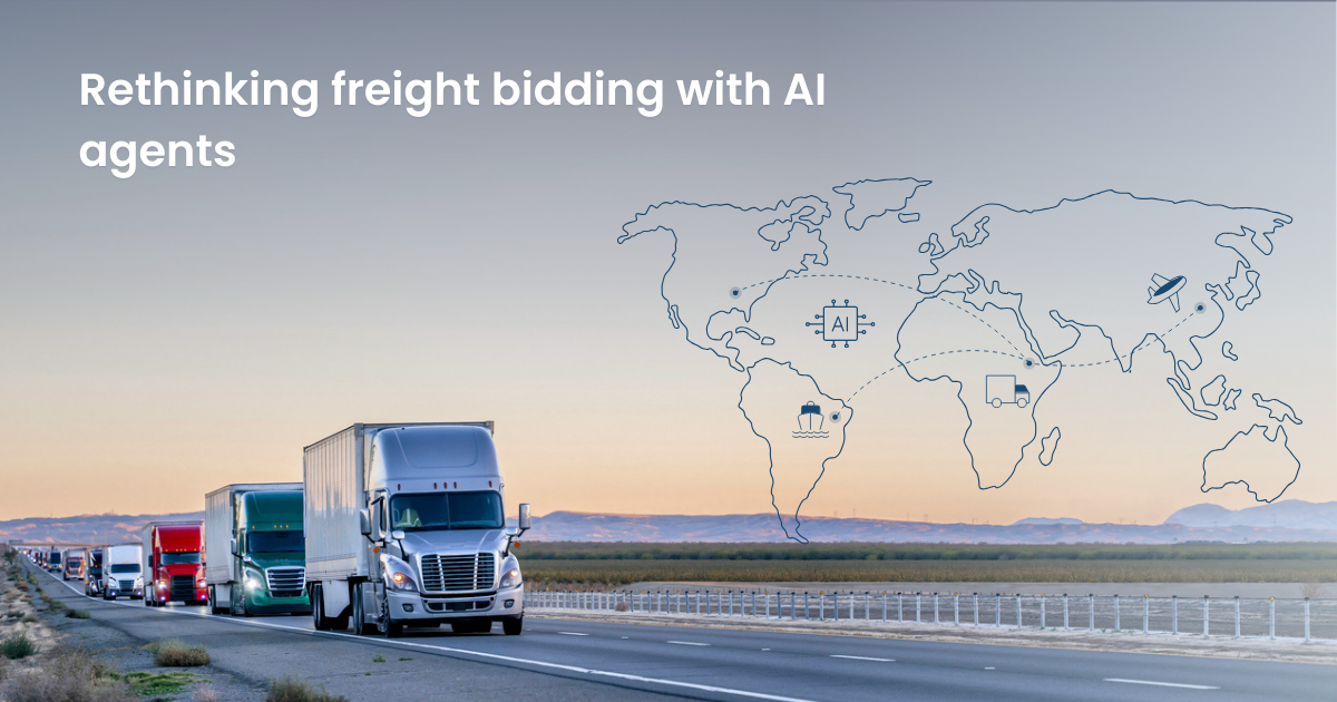 Rethinking freight bidding: Achieve efficiency and agility with AI agents