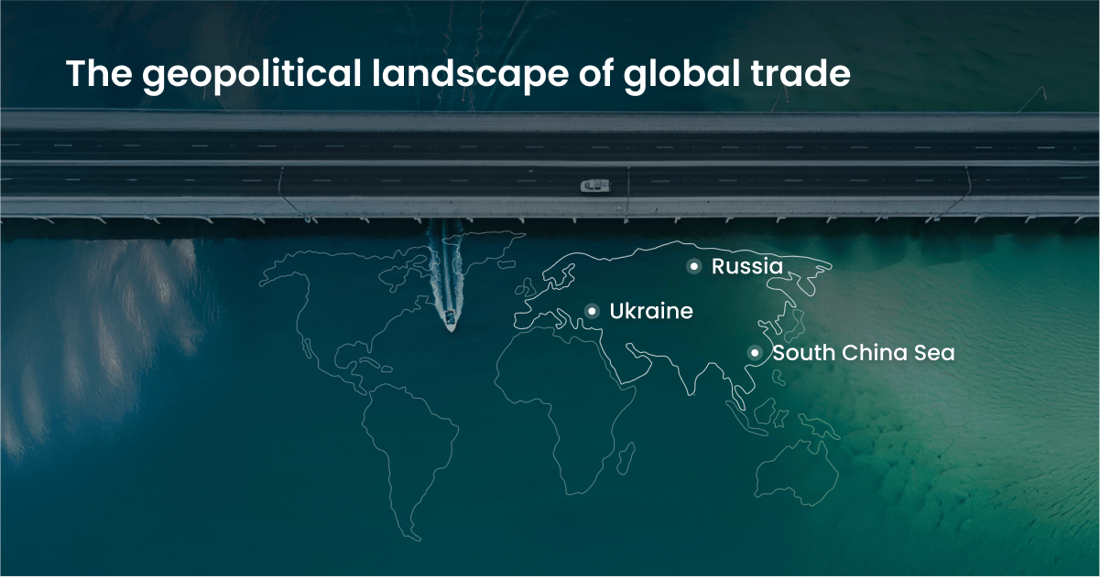 Geopolitical landscape of global trade: Complex tapestry