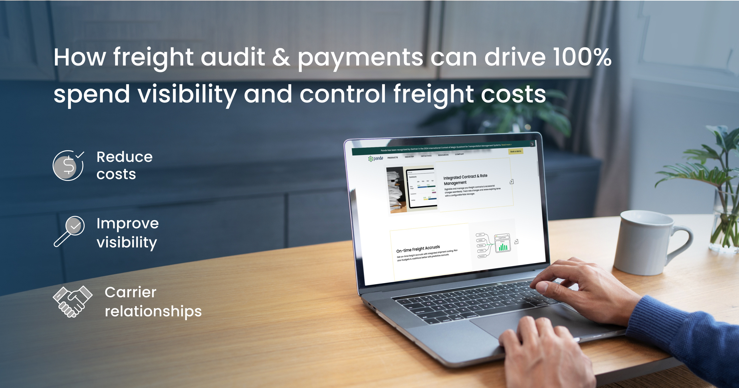 Internal freight audits and payment solutions for spend control