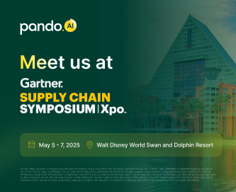 Pando to Showcase its AI Agents at Gartner® Supply Chain Symposium/Xpo™ 2025